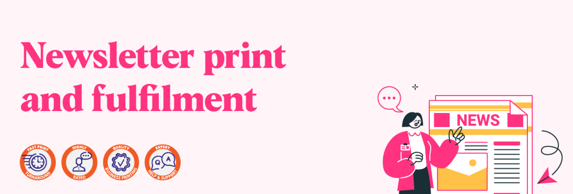 Newsletter print & fulfilment by The Print Room, Bolton